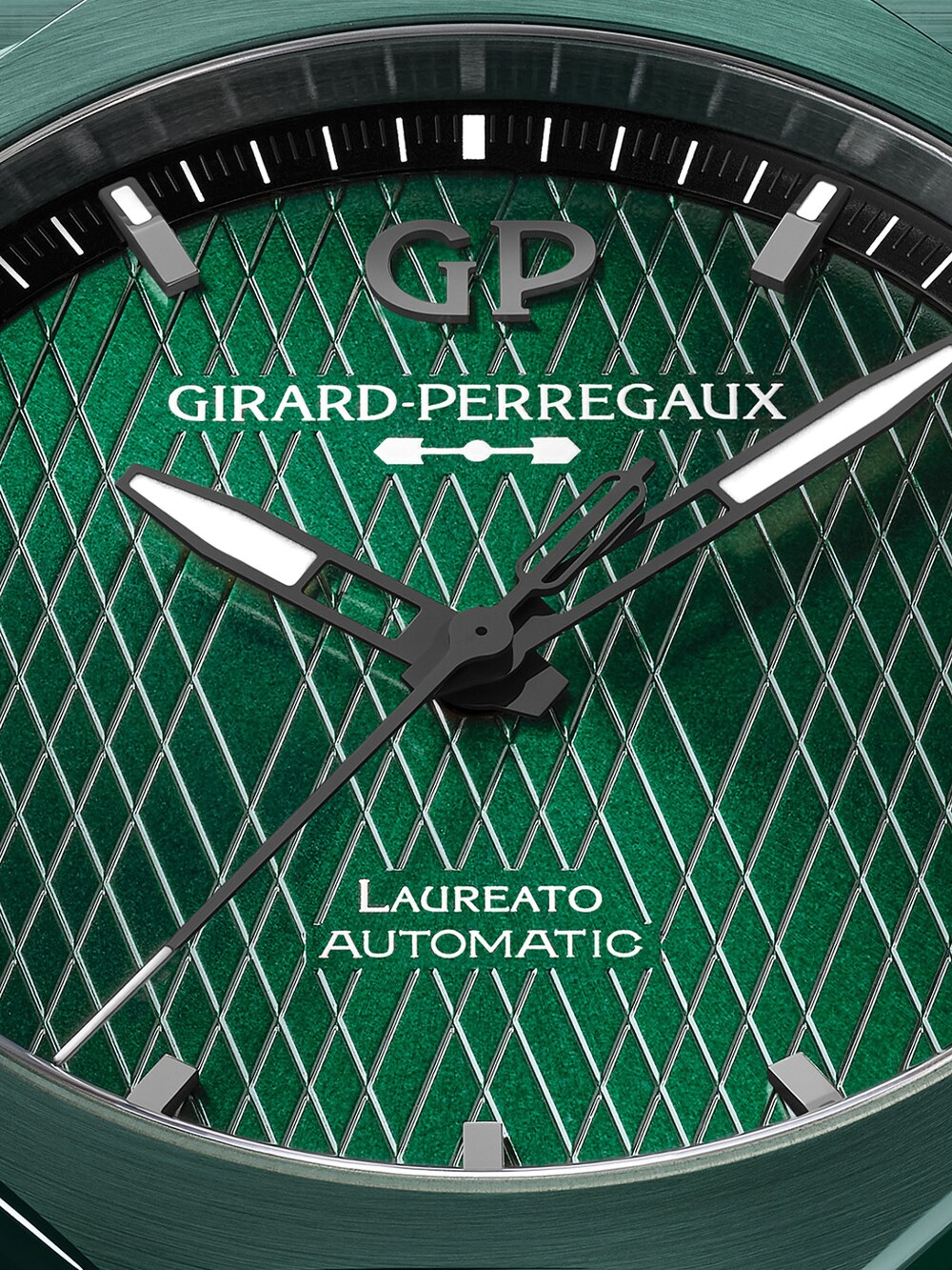 Laureato 38 mm Green Ceramic Aston Martin Edition | Girard-Perregaux ...